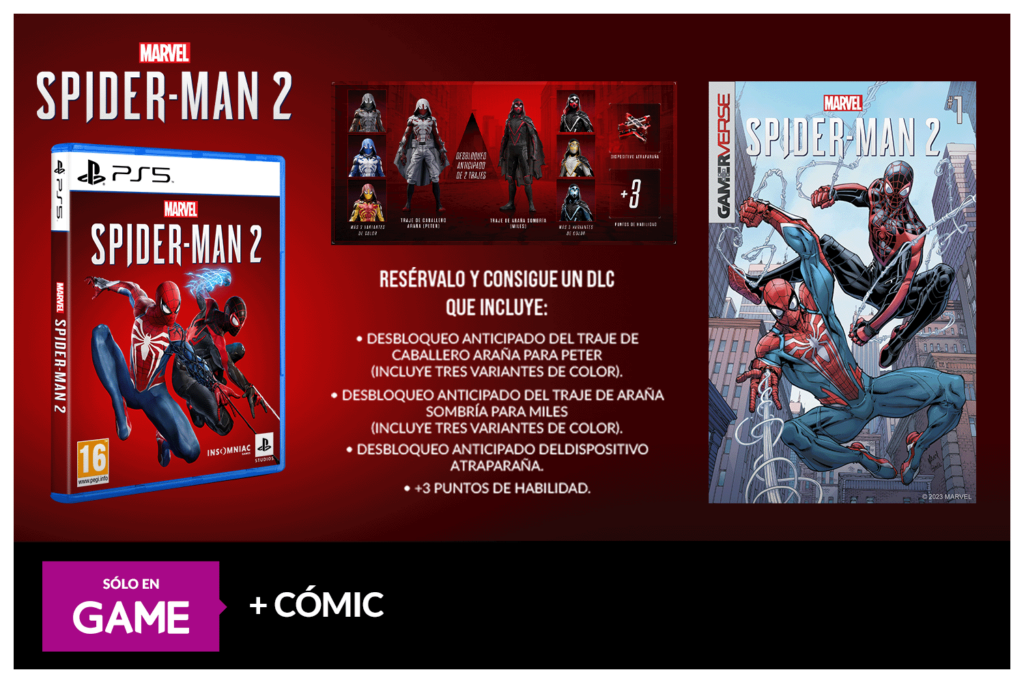 Vive el lanzamiento de Marvel's Spider-Man 2 con GAME - GamingLog